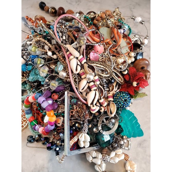 Jewelry | Crafters Jewelry Lot 45 Lbs Diy Reuse Repurpose Upcycle ...